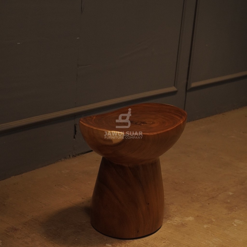Suar Wood Stool - Side Table JS-STO 005 - Jawul Suar