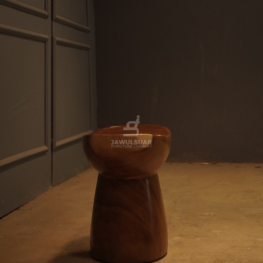 Suar Wood Stool - Side Table JS-STO 005 - Jawul Suar